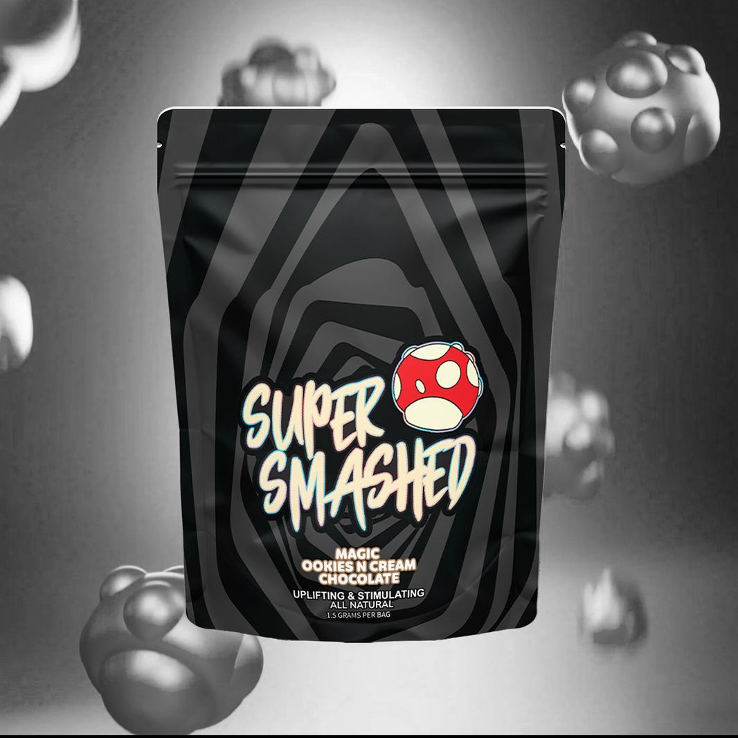 Super Smashed Shrooms - Mushrooms Chocolates, Gummies, and more