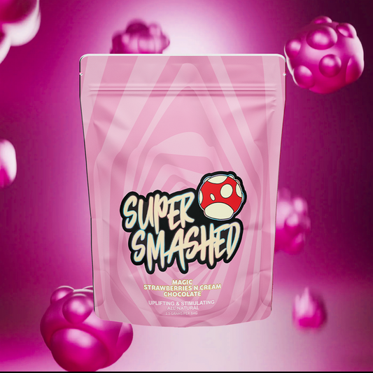 Super Smashed Shrooms - Mushrooms Chocolates, Gummies, and more