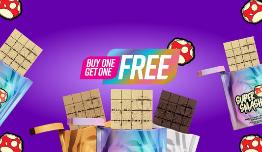 Super Smashed Shrooms - Mushrooms Chocolates, Gummies, and more